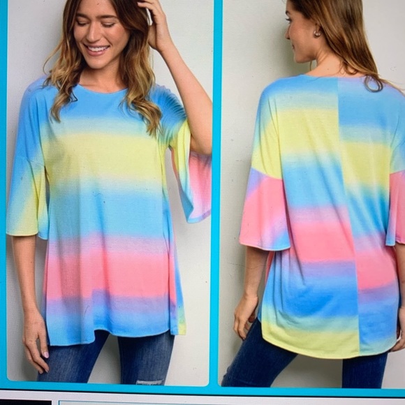 Tops | Nwt Womens Pastel Top | Poshmark